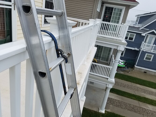 Using ladders to access balconies - Supplies & Equipment - Pressure ...