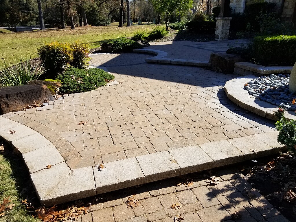First paver Job - Soft Washing - Pressure Washing Resource