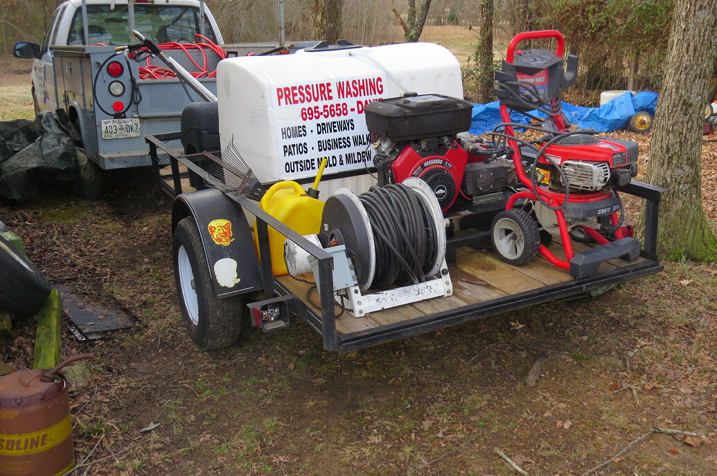 Trailer Build - Residential - Pressure Washing Resource