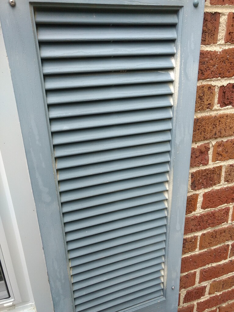 Oxidized Shutters - Residential - Pressure Washing Resource