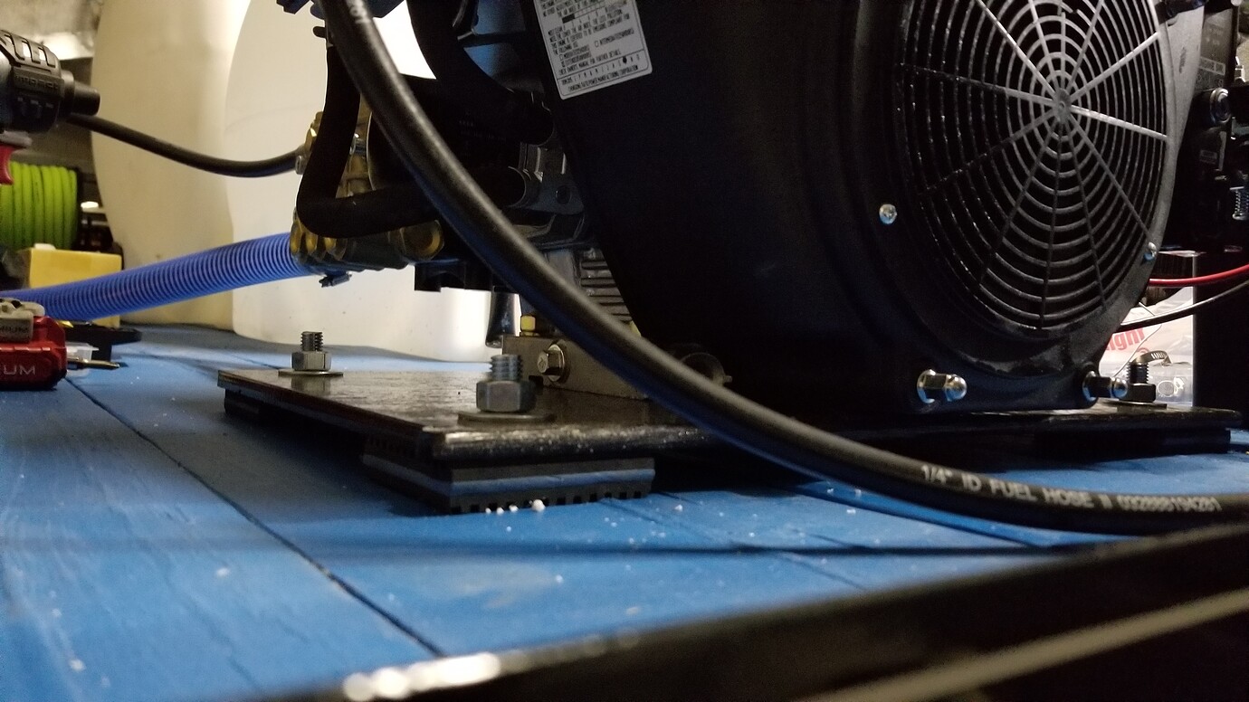 Engine Base Plate Mount Design - Trailer Builds - Pressure Washing Resource