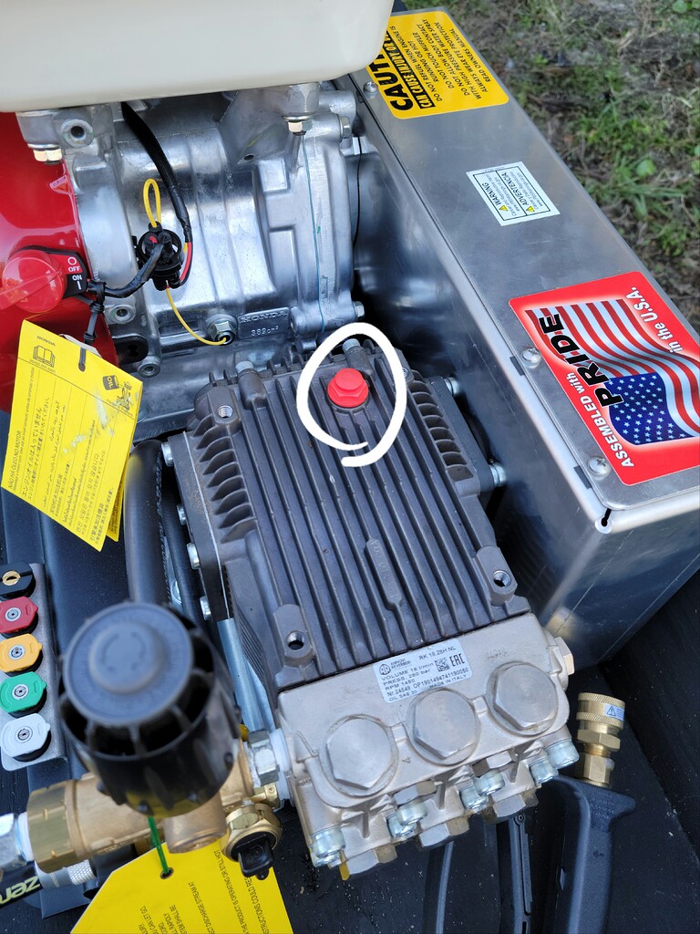 Vented oil cap for AR pump - Supplies & Equipment - Pressure Washing ...