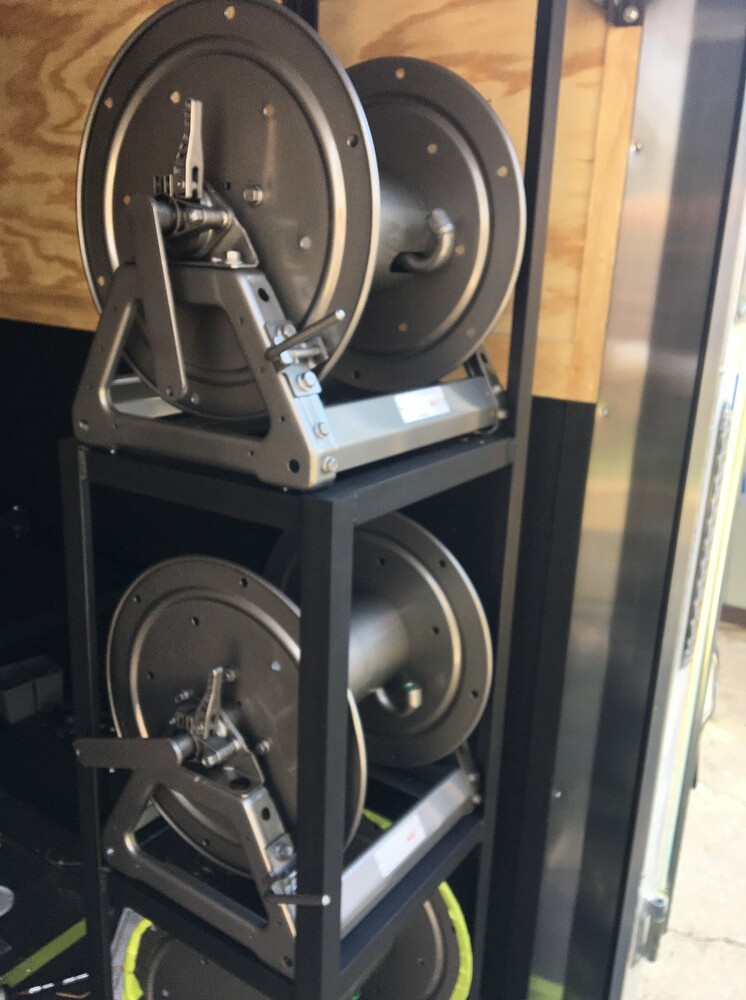 Hose Reel Mounting Trailer Builds Pressure Washing Resource