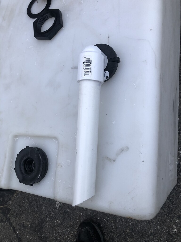 Down-tube for elevated bulkheads - DIY - Pressure Washing Resource