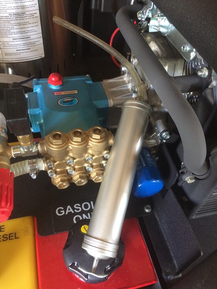 Pump oil change made easier - Machine Repairs - Pressure Washing Resource