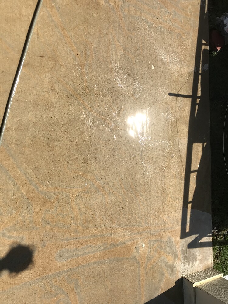 Streaks on patio - Residential - Pressure Washing Resource