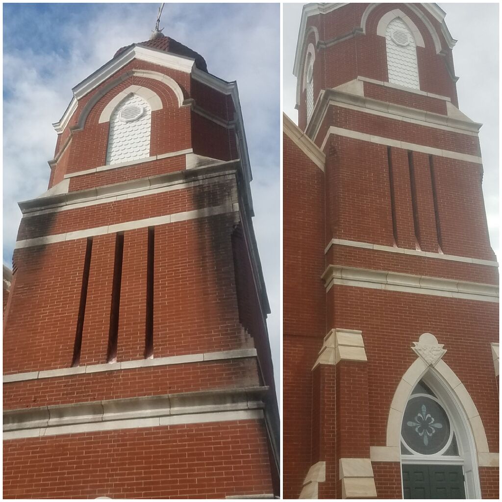 The church limestone job!is history! - Pressure Washing Resource