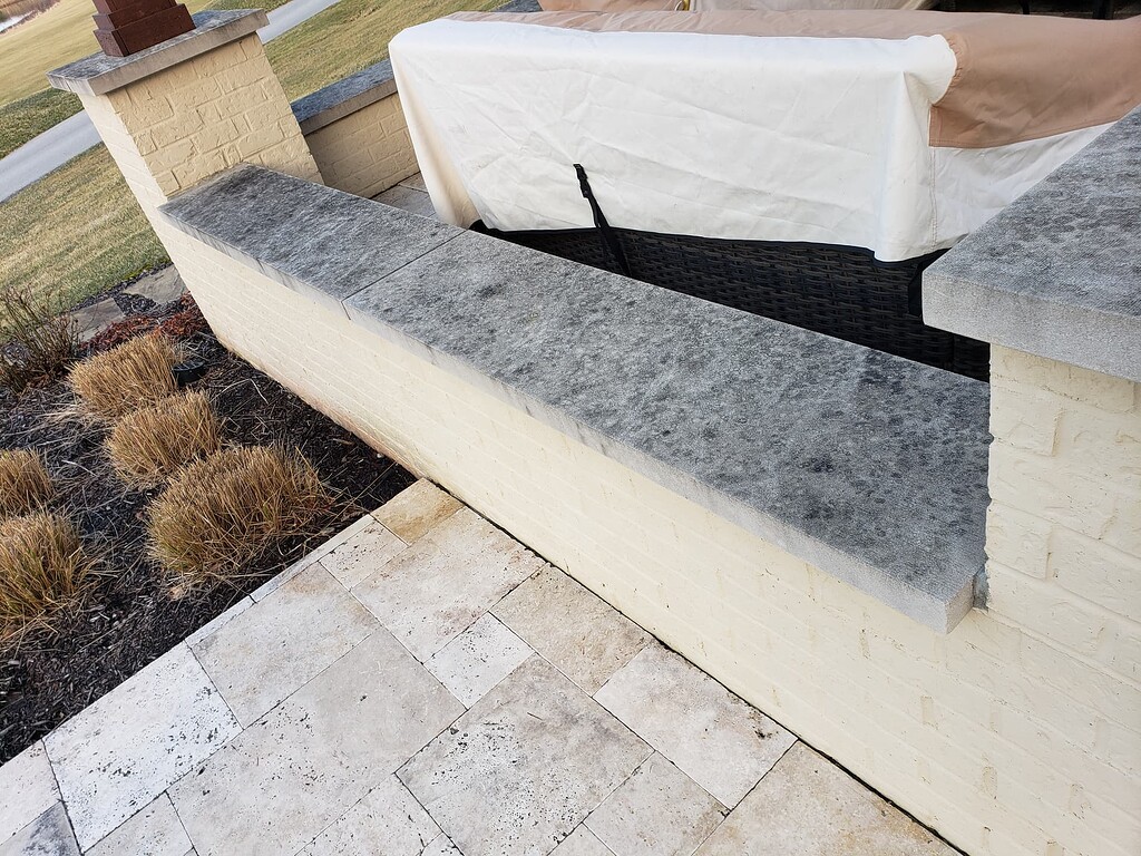 Limestone caps and SH - Stains/Surfaces - Pressure Washing Resource