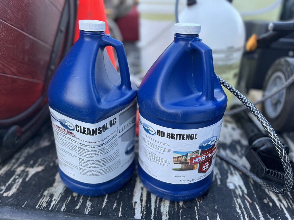 “2 step” Cleansol BC and HD Britenol - Chemical/Chemistry - Pressure ...