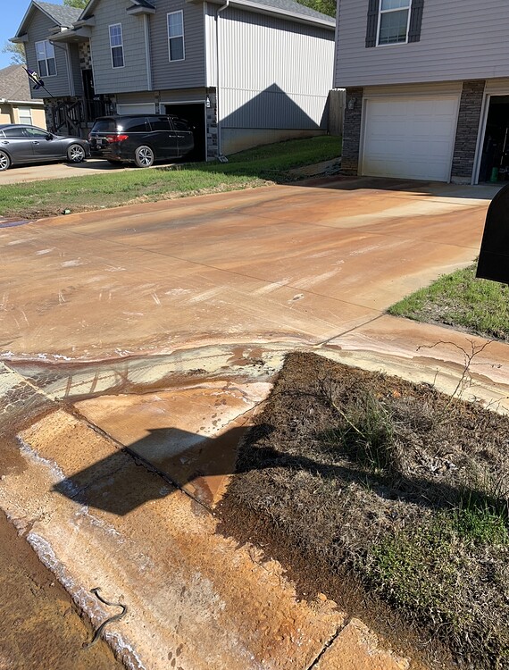 Biggest Red clay stain ever?*** - Stains/Surfaces - Pressure Washing ...