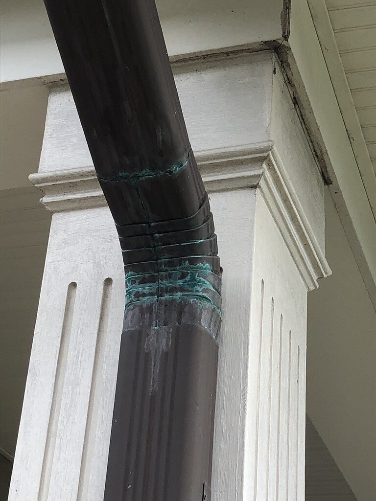 Restoring copper gutters - Roof Cleaning - Pressure Washing Resource