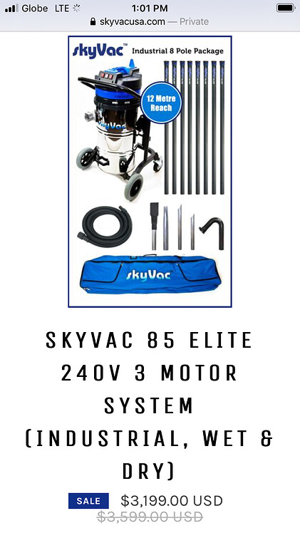Gutter Cleaning with Wet Dry “Sky Vac” Vacuum - Supplies & Equipment ...