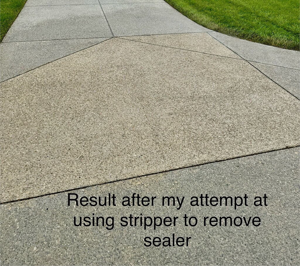 Need Help :Fixing Oil Stain/Stripping Aggrigate Driveway - Residential ...