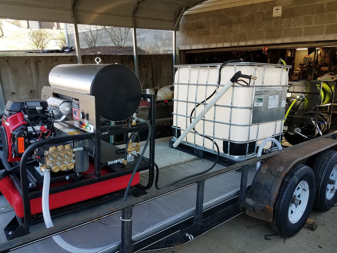 New set up coming along nicely! - Trailer Builds - Pressure Washing ...