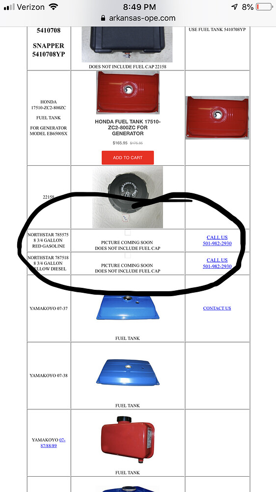 8 Gallon Fuel Tanks - Supplies & Equipment - Pressure Washing Resource