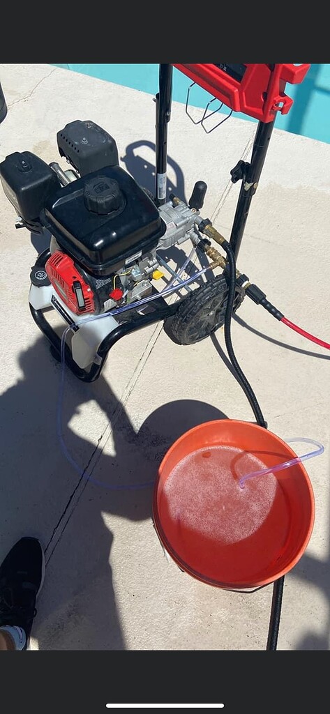 How can I use my downstreamer on my 2.3 gpm craftsman pressure washer ...