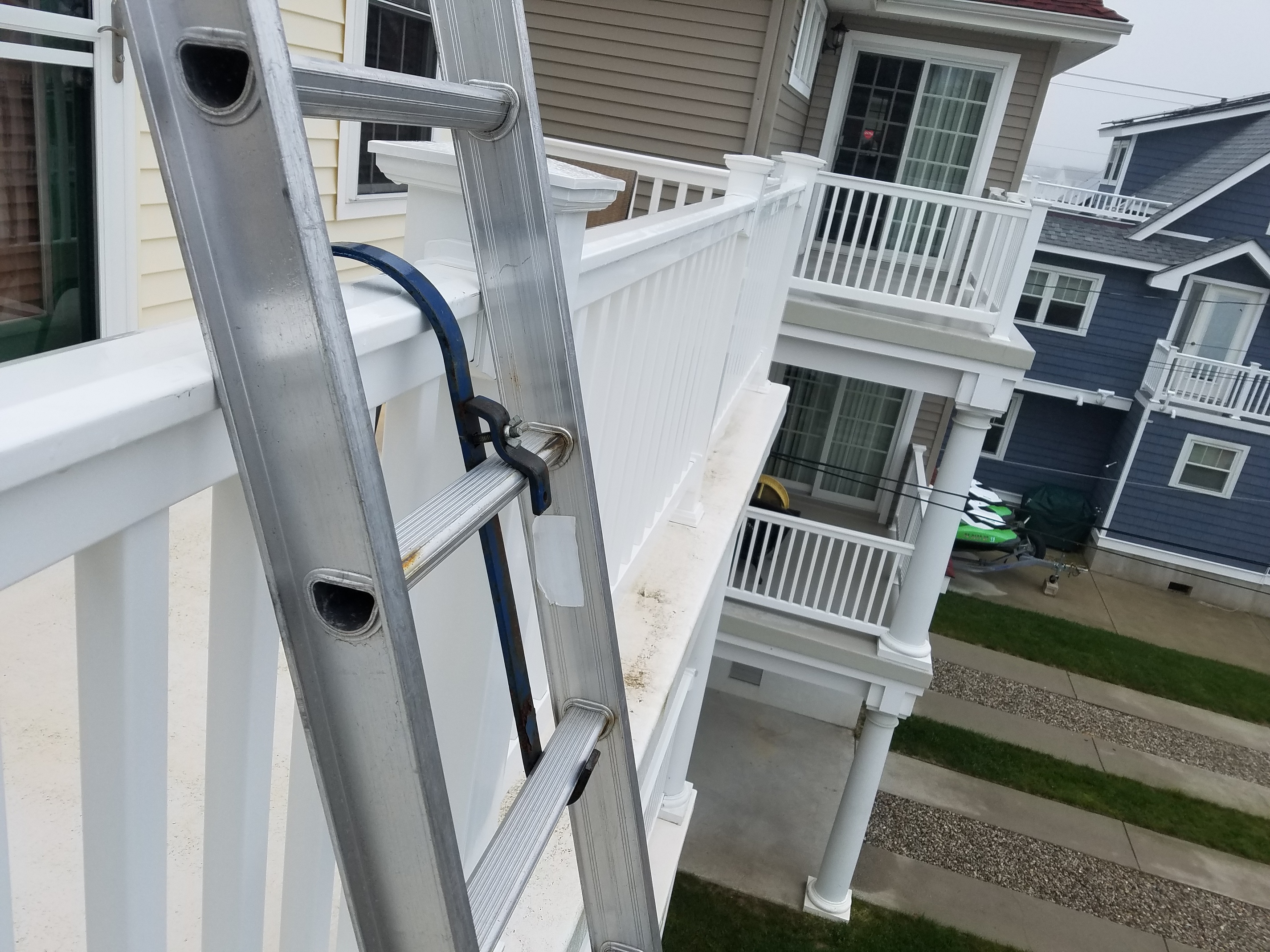 Using ladders to access balconies - Supplies & Equipment - Pressure ...