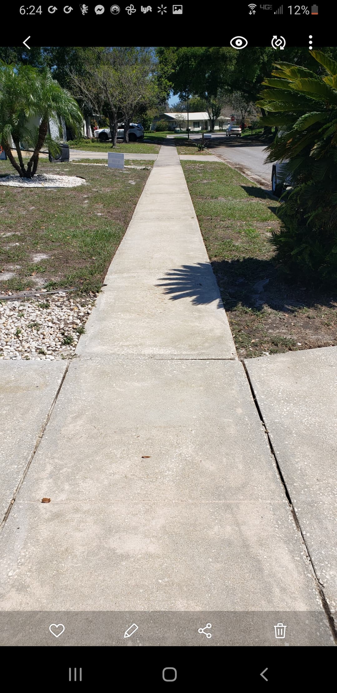 Discolored concrete - Pressure Washing Resource
